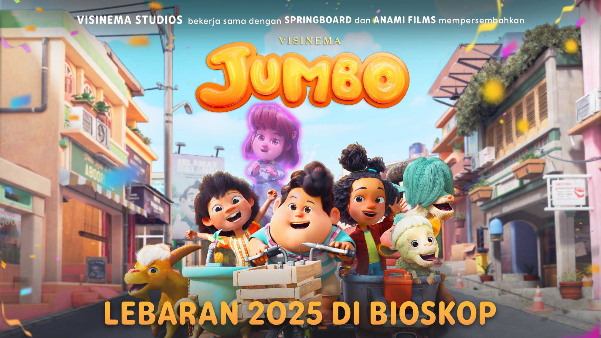 Visinema Studios Rilis Trailer dan Poster Resmi Film Animasi 'JUMBO'