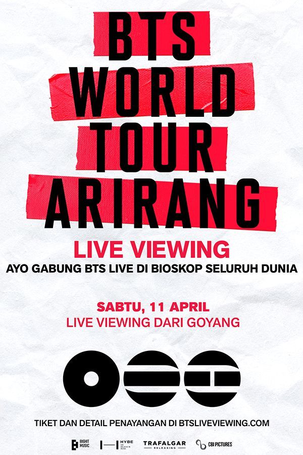 Film Bts World Tour `arirang` In Goyang: Live Viewing 2026